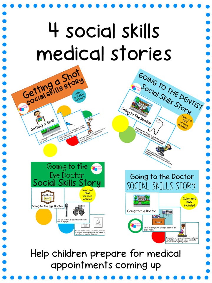 Medical Social Skills Stories, Doctor Social Skills Story, Dentist ...