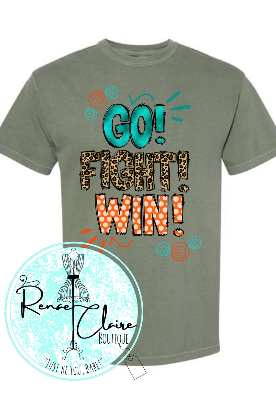 Go, Fight, Win PNG - Etsy