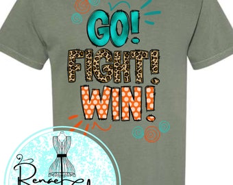 Game Day Go Fight Win School Spirit Small Town Pride PNG - Etsy