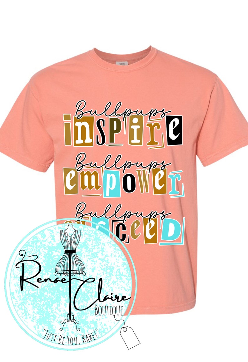 Bullpups Inspire Empower Succeed PNG - Etsy