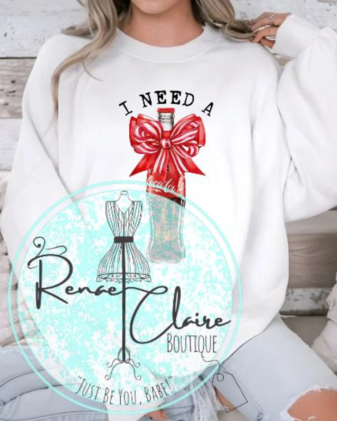 I Need A Coca Cola Vintage Bottle Sweatshirt - Etsy