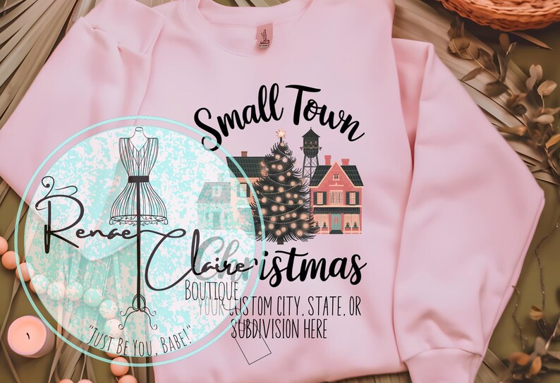 Custom Small-town Christmas PNG (made to Order) - Etsy