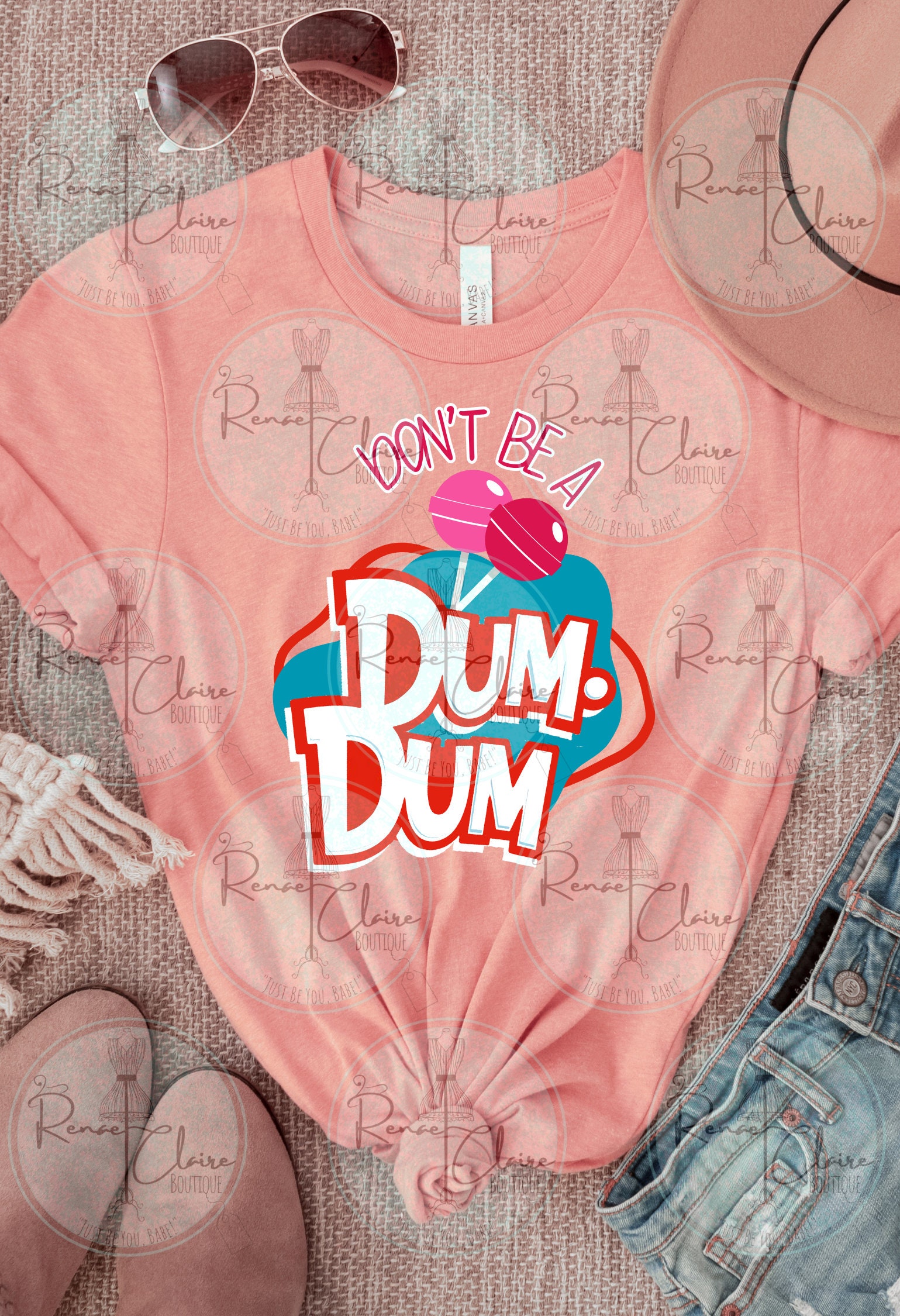 Don't Be A Dum Dum PNG - Etsy