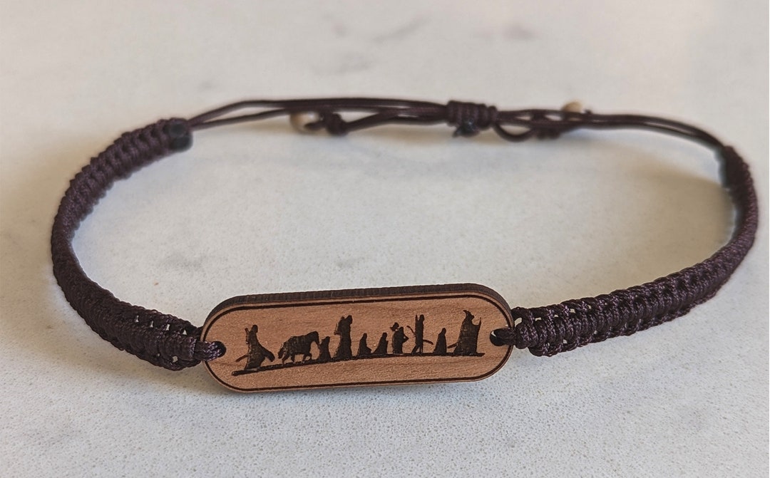 LOTR Fellowship Bracelet - Etsy