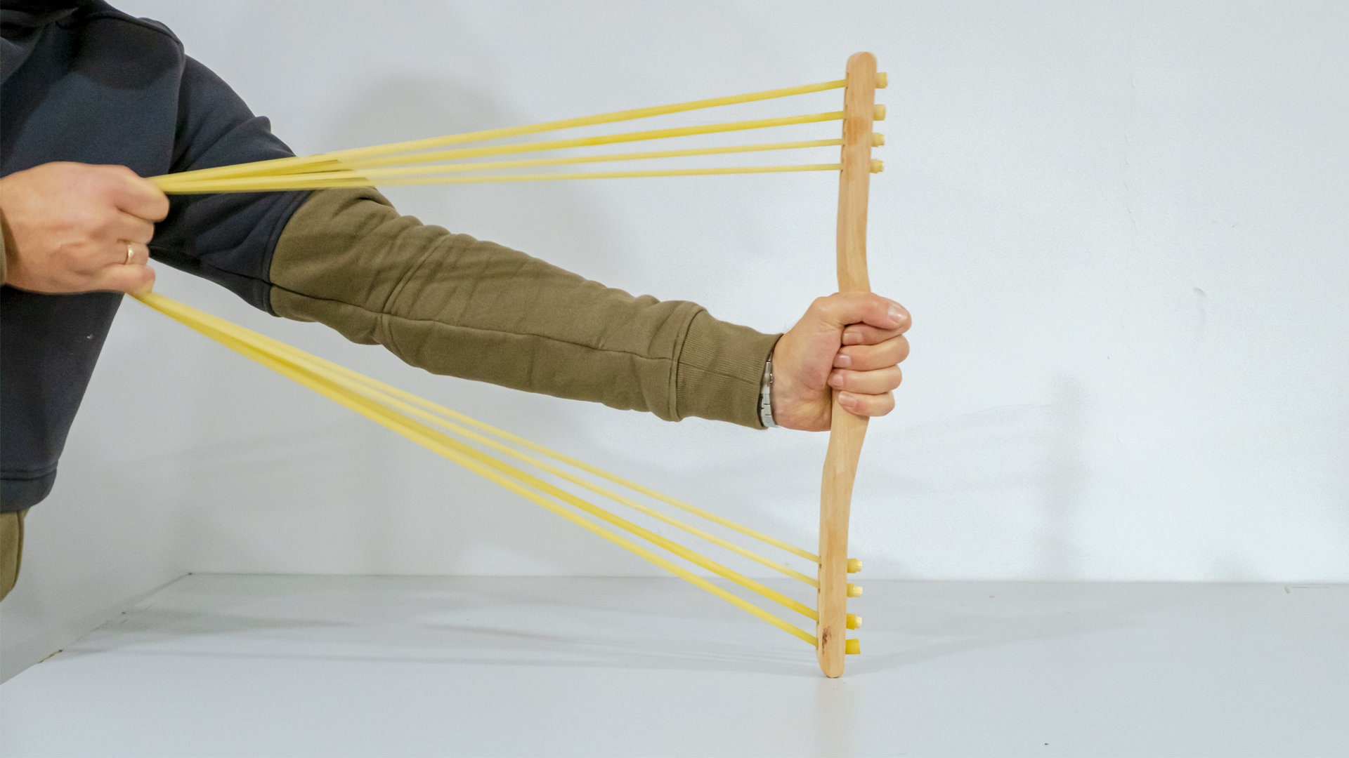 Traditional Bow - Bow Trainer With 4 Rubber - Archery Training ...