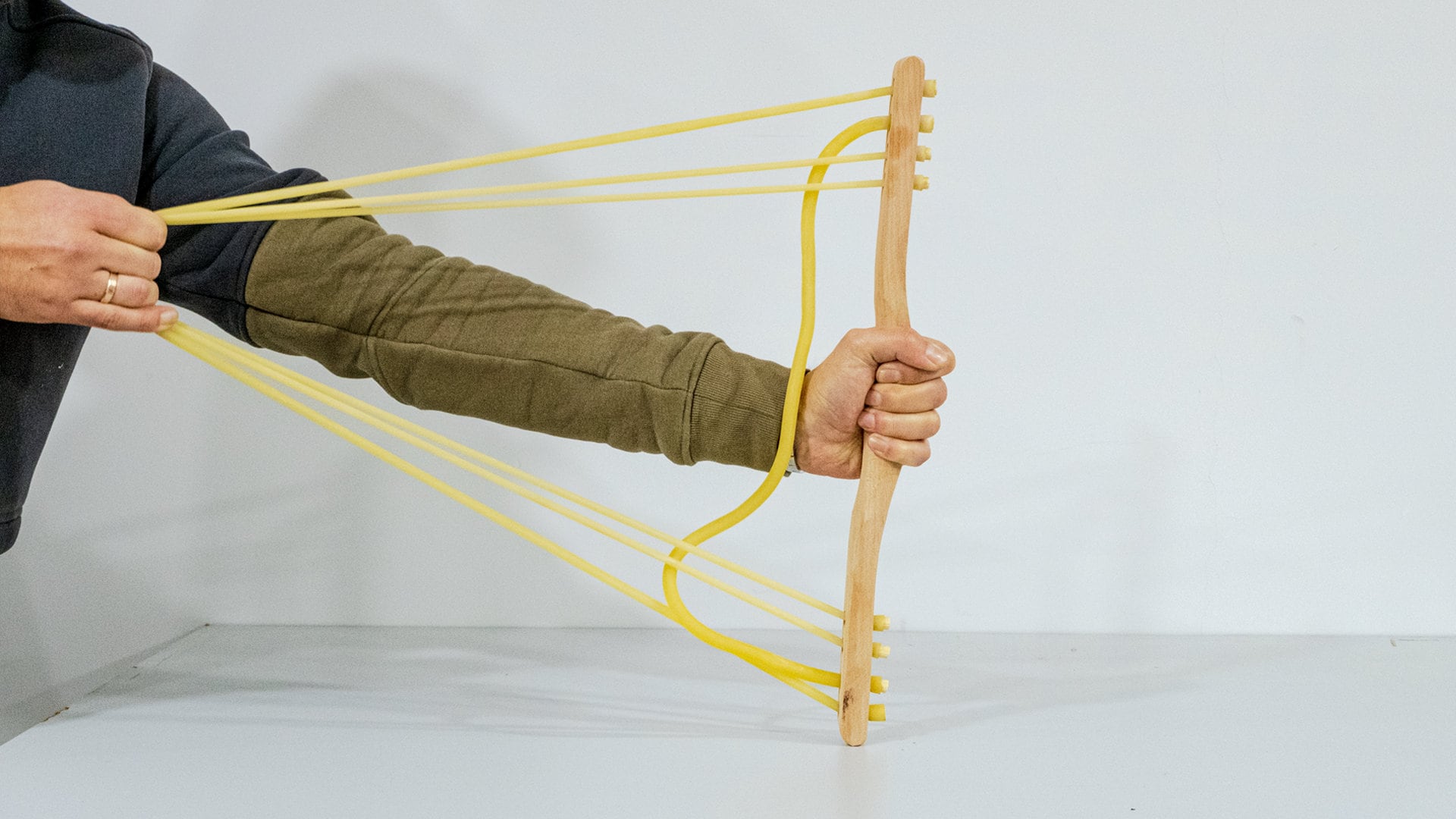 Traditional Bow - Bow Trainer With 4 Rubber - Archery Training ...