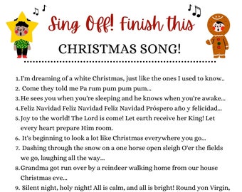 Christmas Song | Etsy