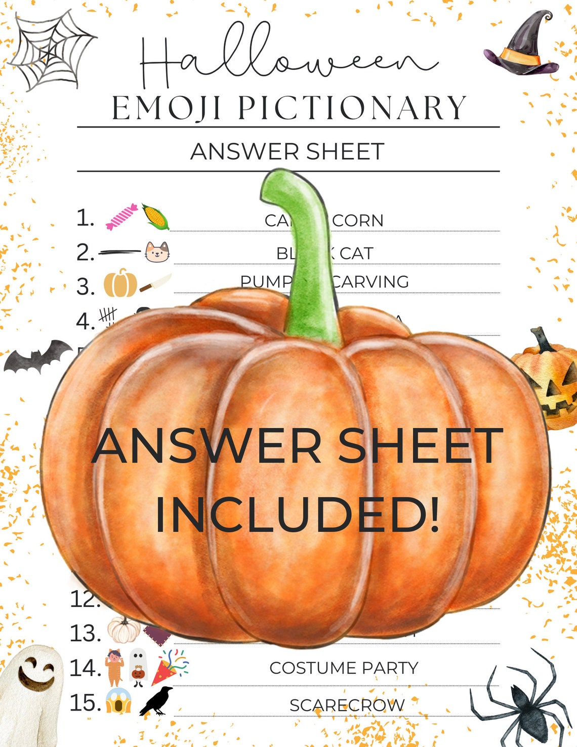 Halloween Game for Kids, Modern Halloween Activity for Kids, Halloween ...