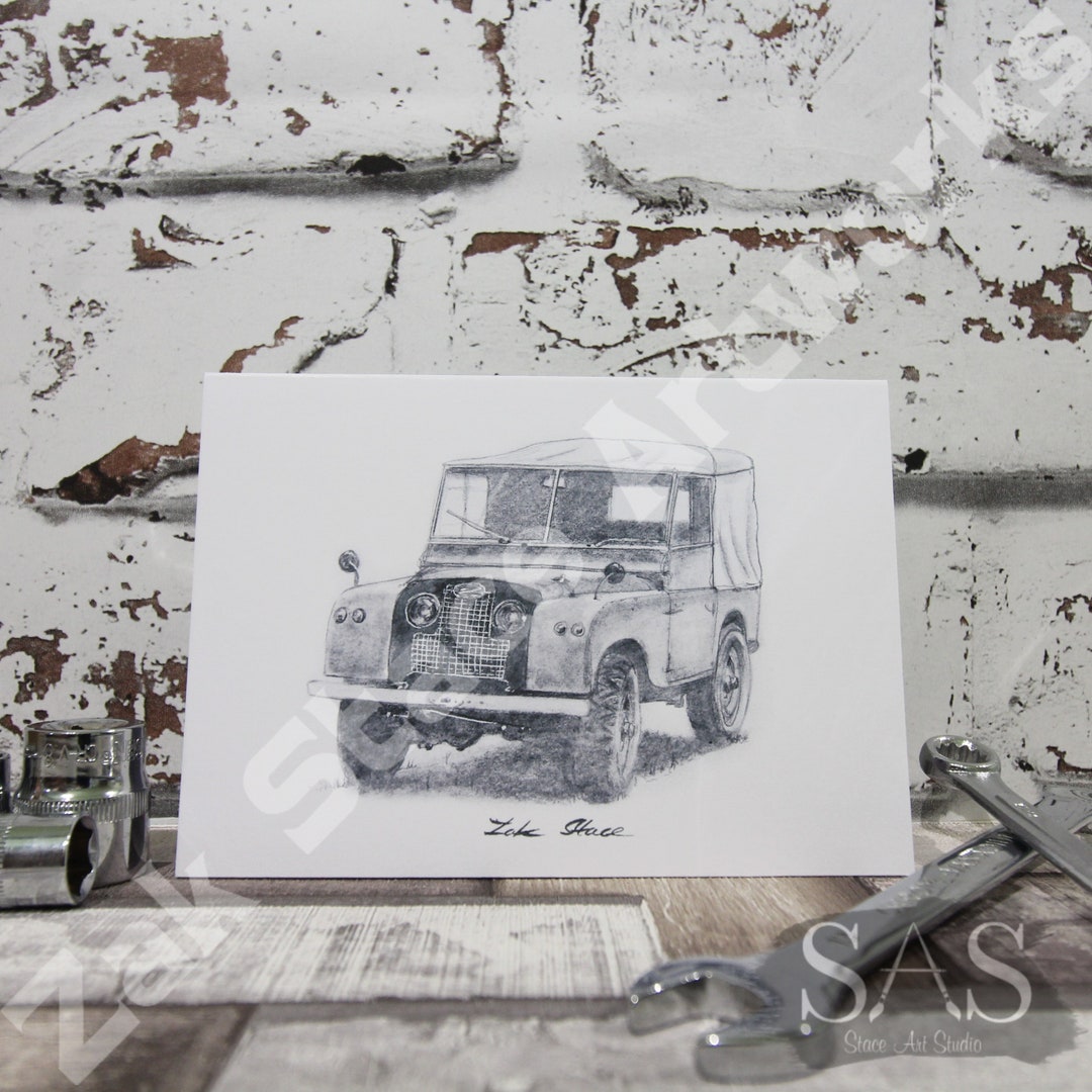 Series 2 Land Rover - Birthday Card - Father's Day Card - Any Occasion ...