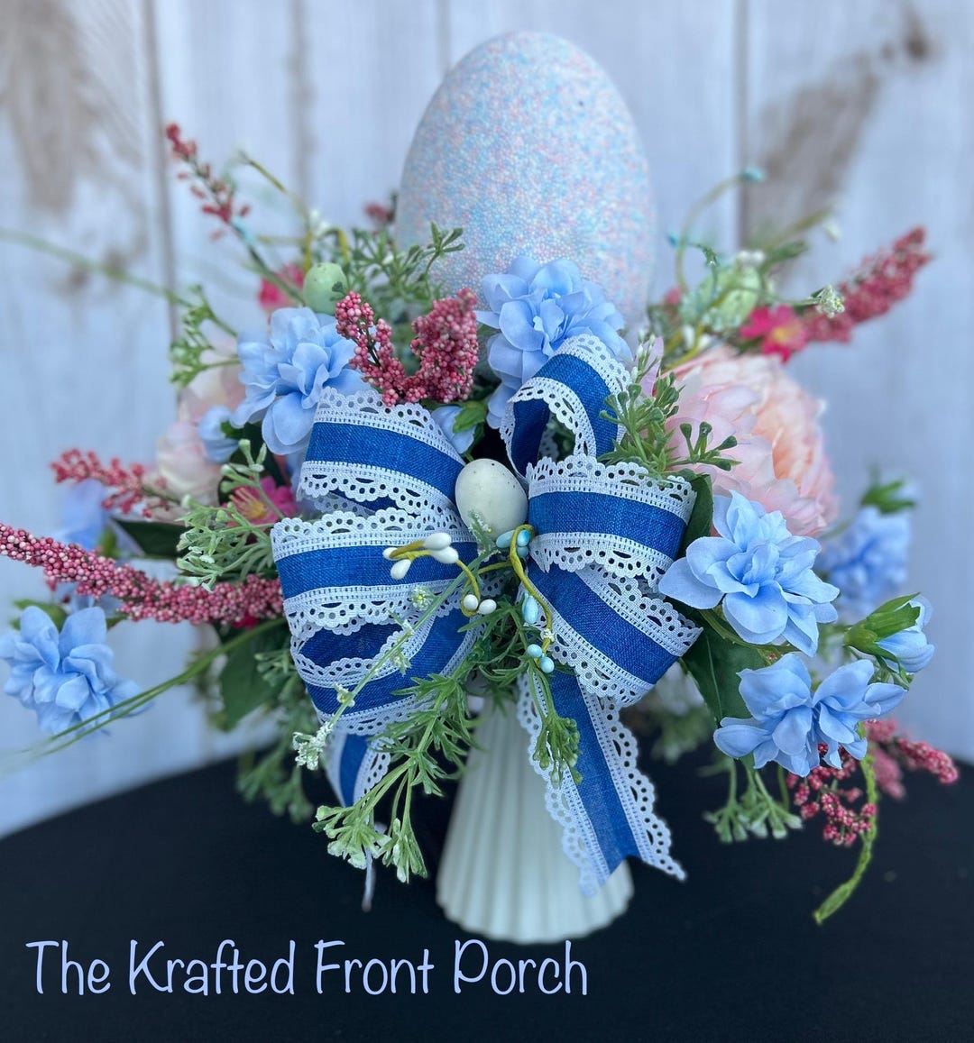 Easter Candlestick Centerpiece - Etsy