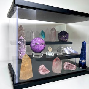 Acrylic Crystal Display Case: Mineral Storage & Organization - Etsy