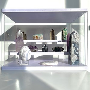 Acrylic Crystal Display Case: Mineral Storage & Organization - Etsy