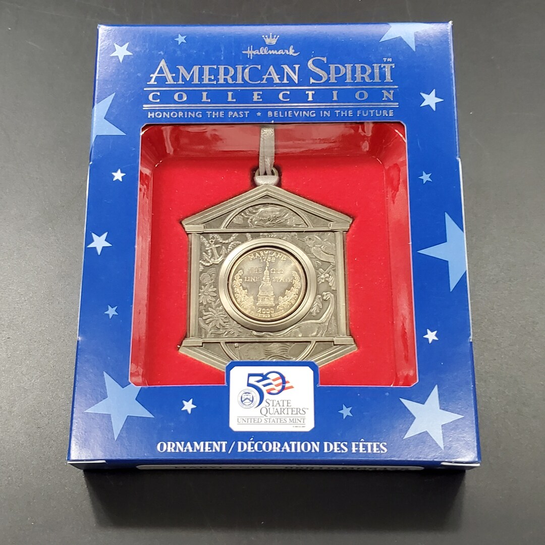 2000 Maryland State Quarter Coin Hallmark American Spirit Collection ...