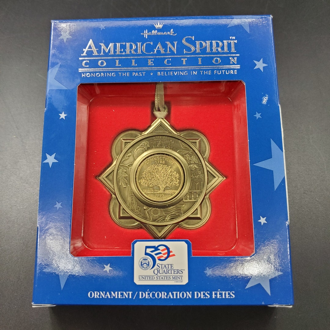 1999 Connecticut State Quarter Coin Hallmark American Spirit Collection ...