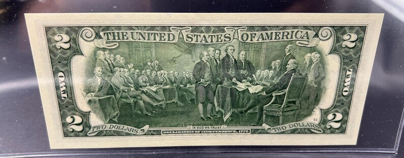 The Life & Legacy of John F. Kennedy Colorized 2 Bill US Legal Tender ...