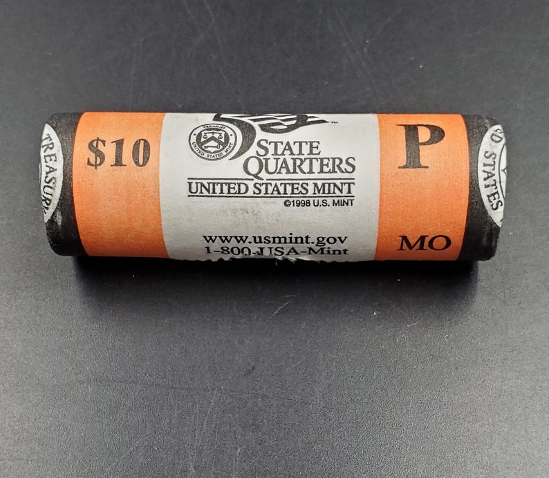 1 Unopened US Mint Uncirculated Roll 2003 P Missouri Statehood Quarters ...