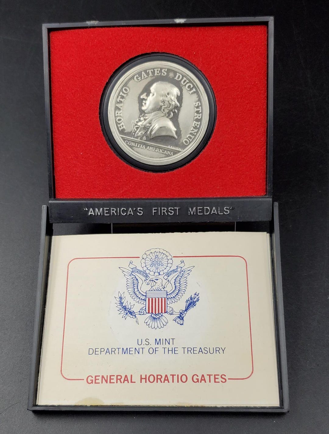 America First Medals General Horatio Gates Pewter Coin US Mint in ...