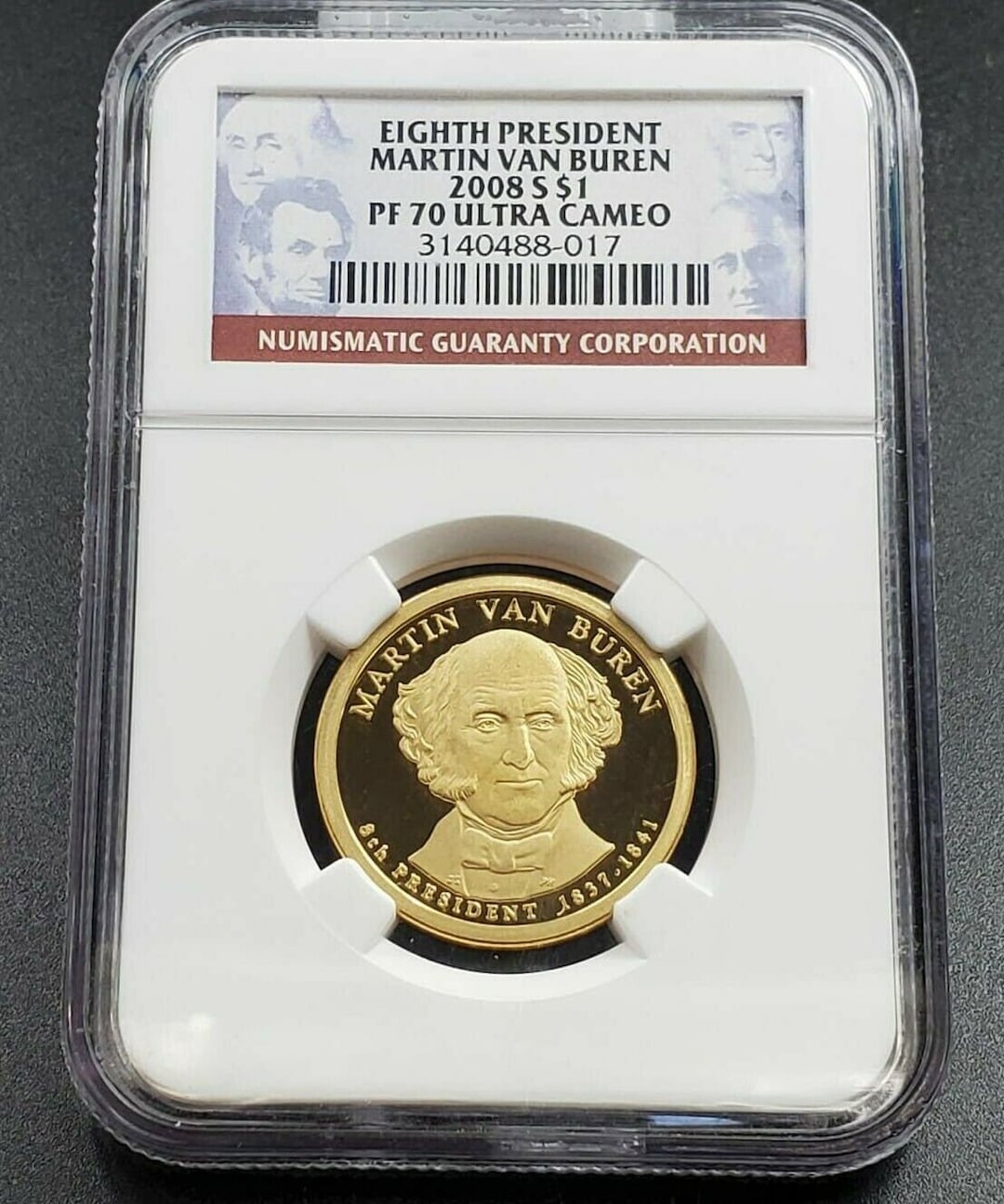 2008 S Martin Van Buren Presidential Dollar Coin NGC PF70 UCAM - Etsy