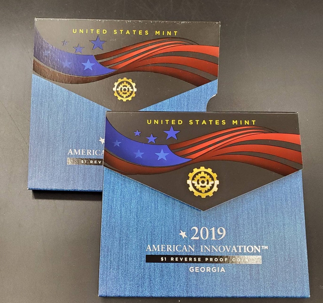 2019 S American Innovation 1 Dollar Reverse Proof Coin GEORGIA - Etsy