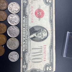 Great Depression Era Pocket Money 1928 Two Dollar Bill Legal Tender ...