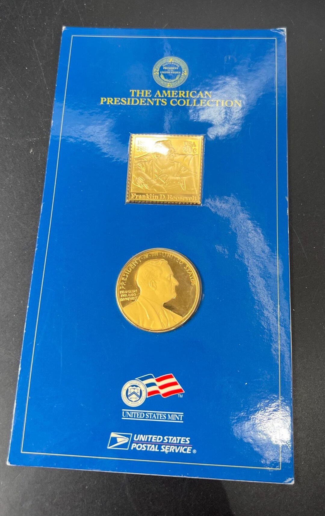 The American US Presidents Collection Franklin D Roosevelt Medal and ...