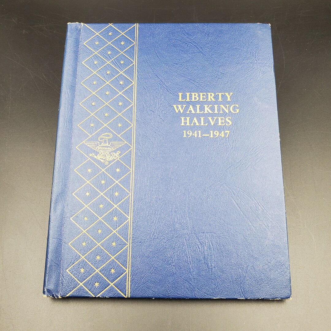 Whitman Album #9424 Liberty Walking Halves 1941-1947 EMPTY-USED - Etsy