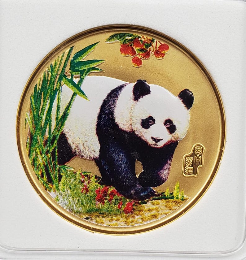 2007 Colorized Panda " Great Wall of China" PR-70 .999 Gold Clad - Etsy