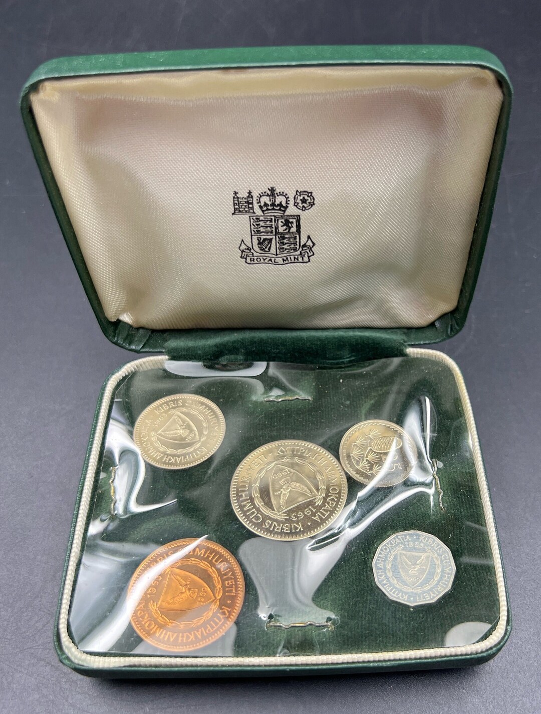 1960 1963 Cyprus 5 Coin Proof Set Coins in Gem Condition - Etsy