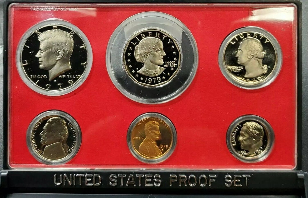 1979 S US Proof Clad Coin Set OGP Type 1 Set @robinsonscointown - Etsy