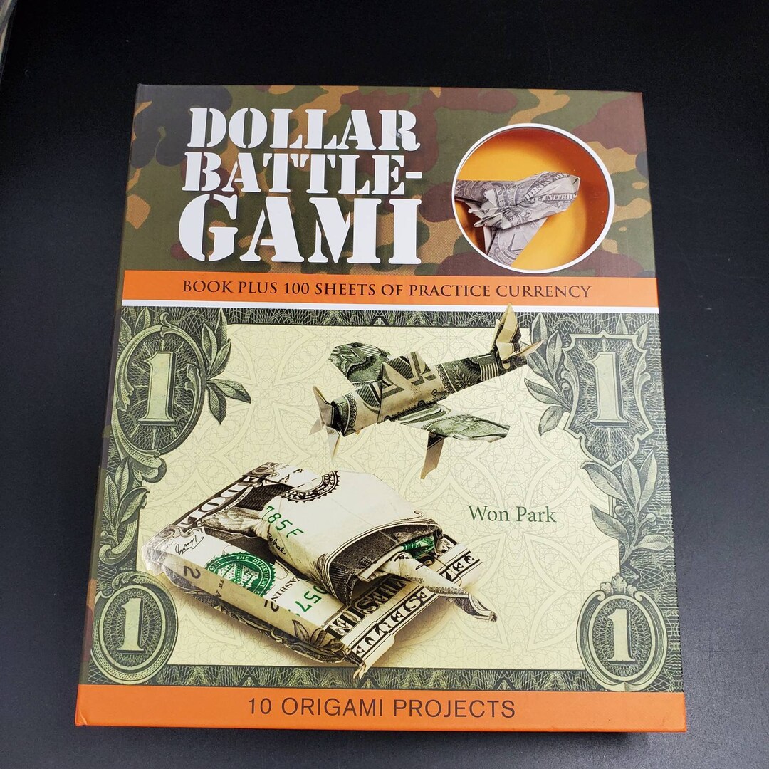 Dollar Origami Battle-gami Book Kit of 10 Origami Projects Hardcover - Etsy