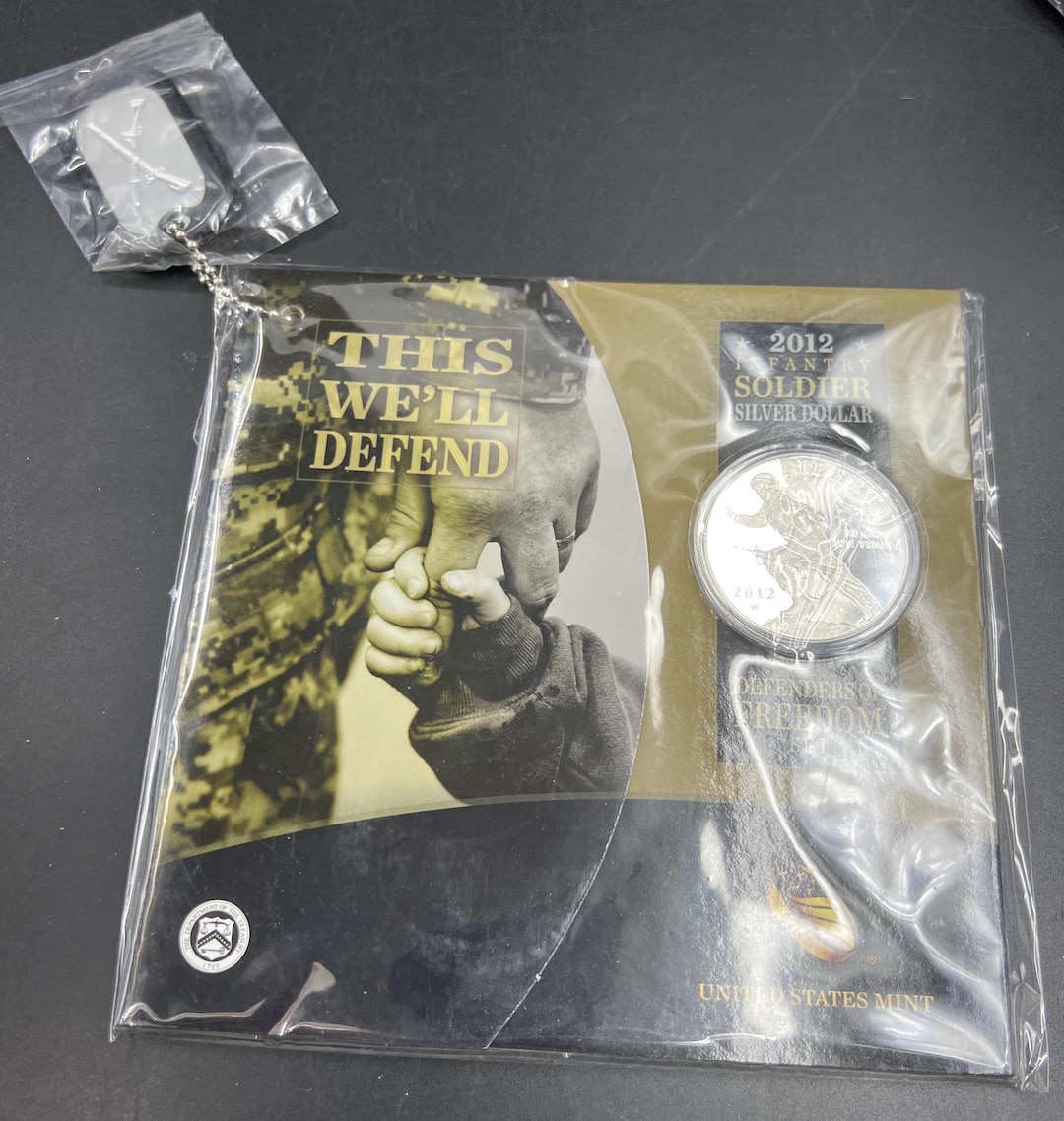 Defenders of Freedom Set 2012 W Infantry Soldier 90% Silver ...