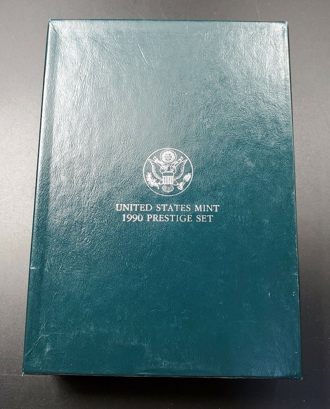 1990 S US Mint Prestige Proof Set OGP Box COA Silver Dollar ...