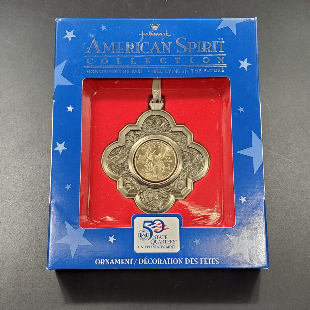 2000 Massachusetts State Quarter Coin Hallmark American Spirit ...
