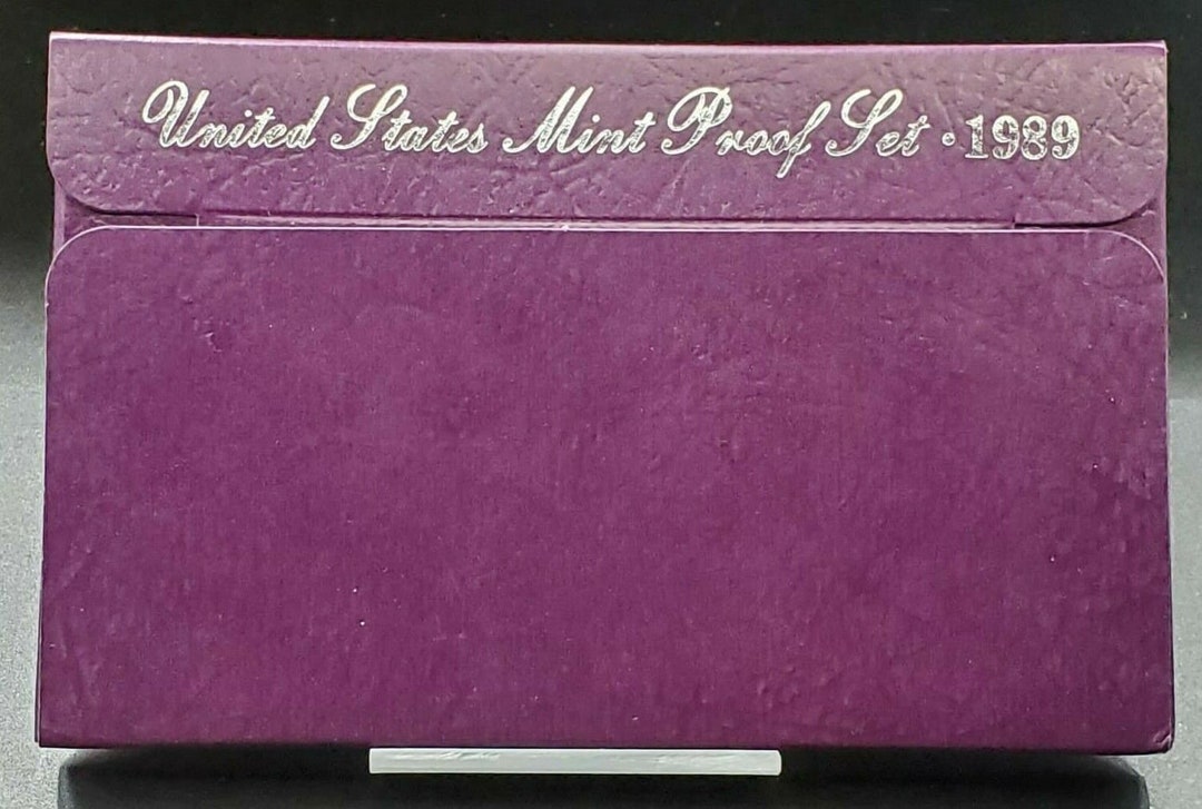 1989 S US Proof Clad Coin Set OGP Robinsonscointown - Etsy