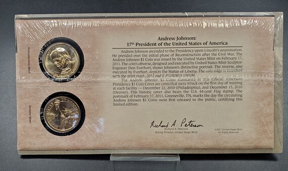 Andrew Johnson Presidential Coin Online | centralcountiesservices.org