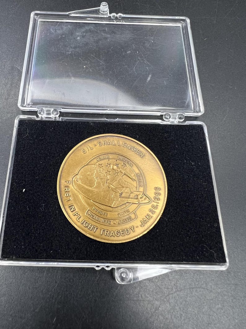 1986 Challenger NASA Space Shuttle Bronze Medal #A - Etsy