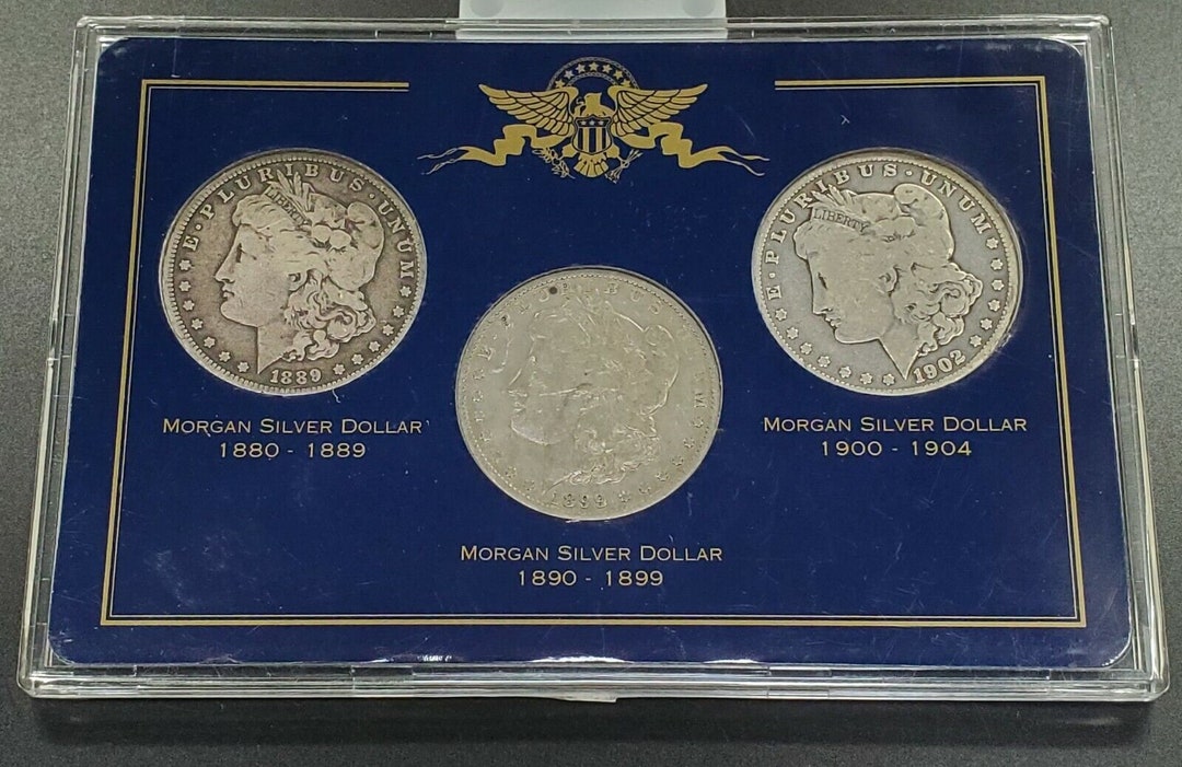 Littleton Morgan Dollar Set of 3 Decades of O MINT Morgans P Mints ...
