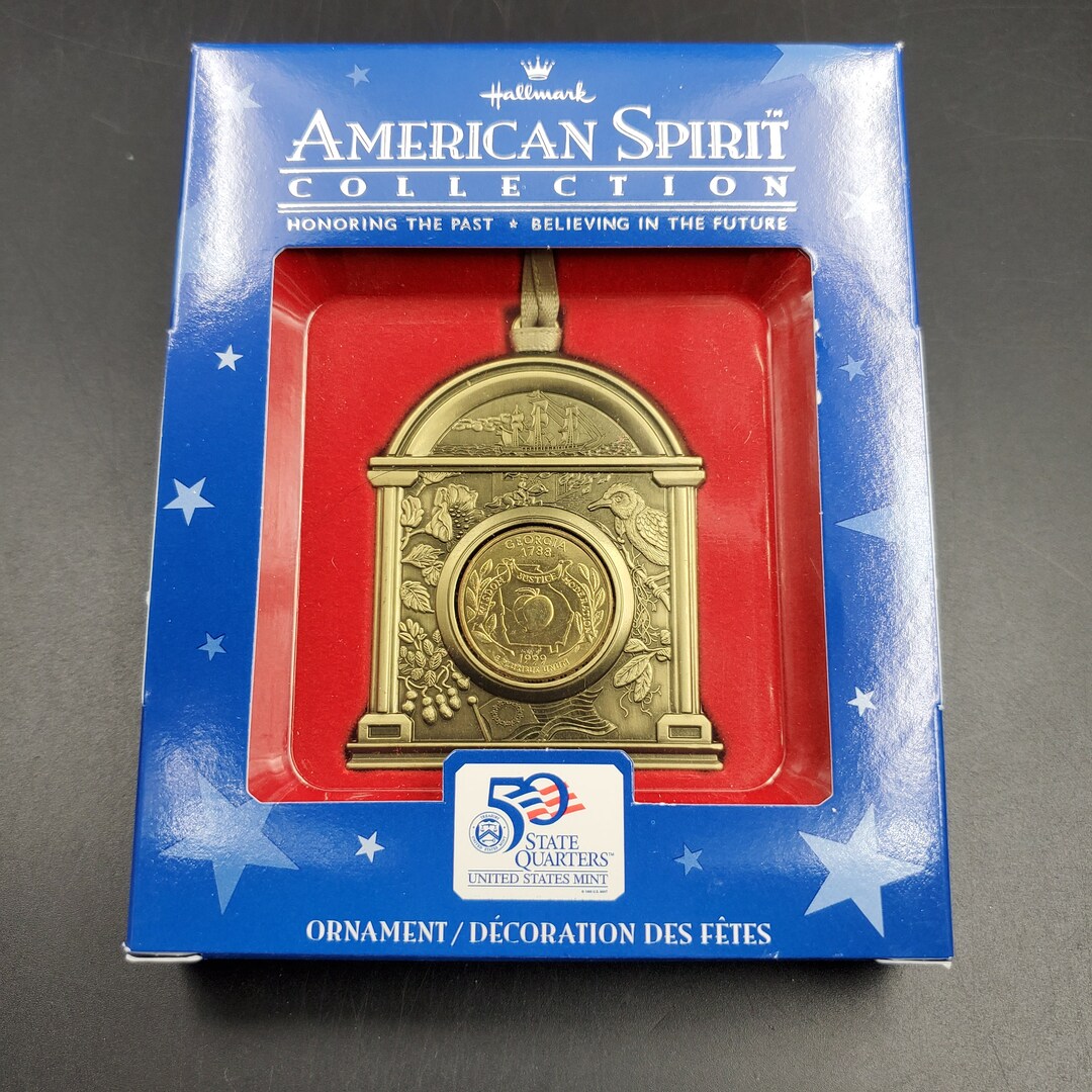 1999 Georgia State Quarter Coin Hallmark American Spirit Collection ...