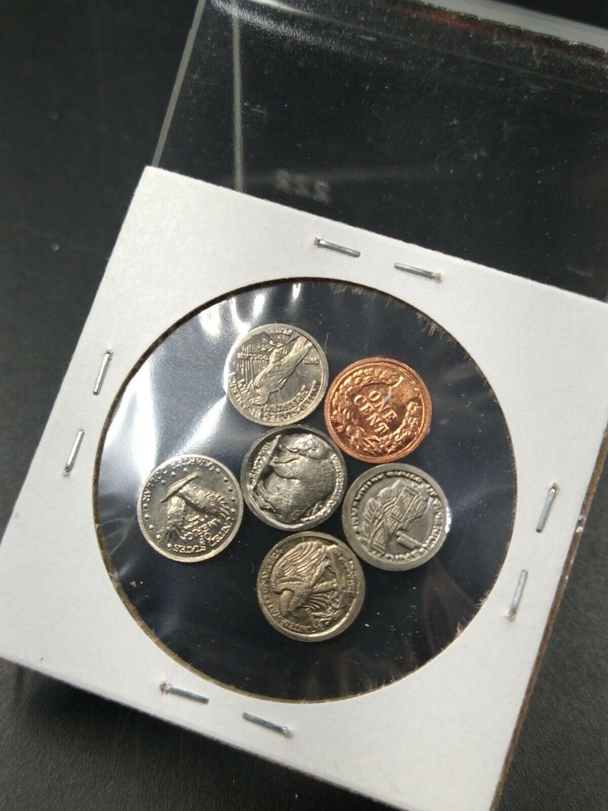 Miniature U.S. Mint Set Gem Unc Novelty 6 Coins Varying Years - Etsy