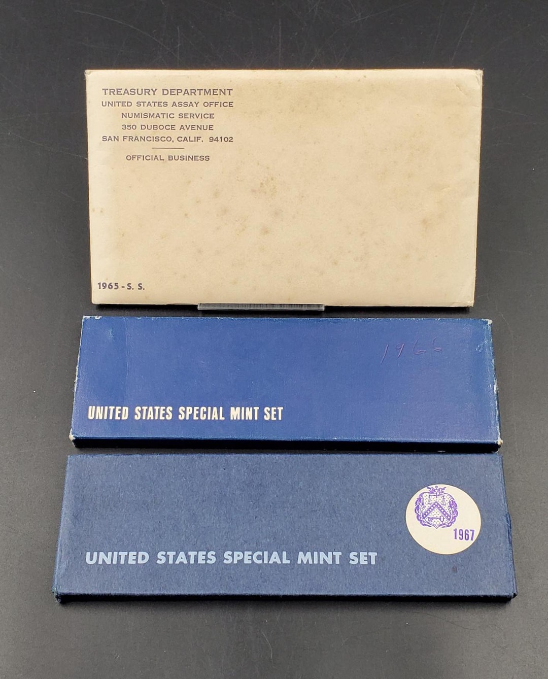 Complete 3 Set US Mint Set Collection 1965-1967 SMS Special OGP 15 ...