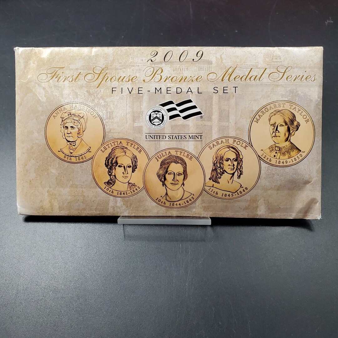 2009 First Spouse Bronze Medal Series Five 5 Medal Set in OGP - Etsy