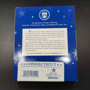 1999 Connecticut State Quarter Coin Hallmark American Spirit Collection ...