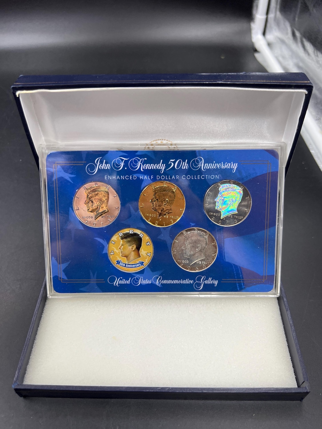 5 Coin 50 Year Anniversary Set Kennedy 50c Half Dollar Coins 2013 ...