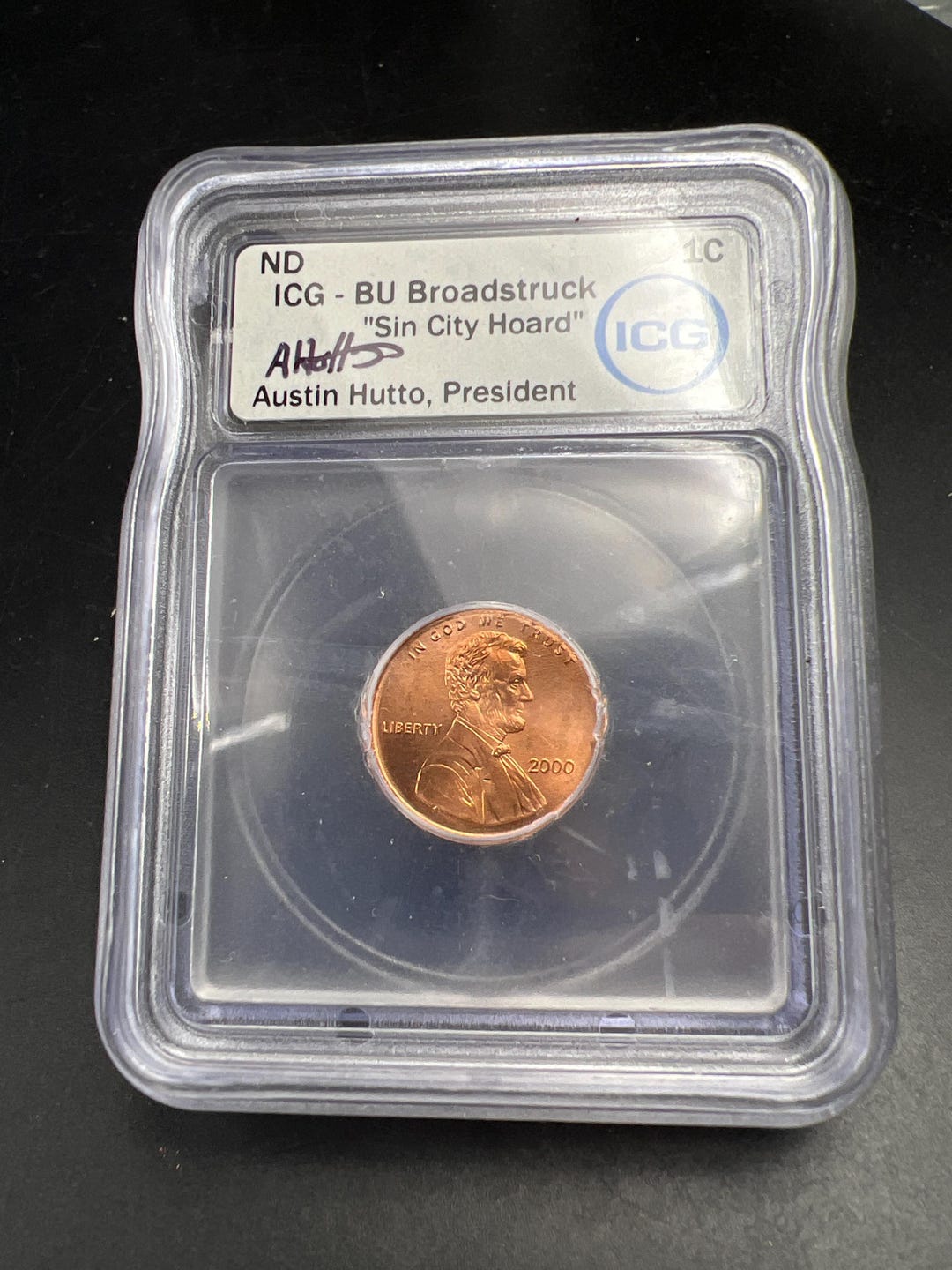 2000 Lincoln Memorial Cent 1c Broadstrike Error ICG BU #90 - Etsy