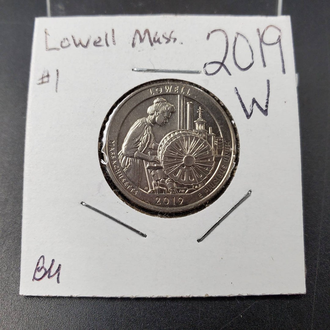 2019 W QUARTER Lowell National Park Quarter Uncirculated - Etsy