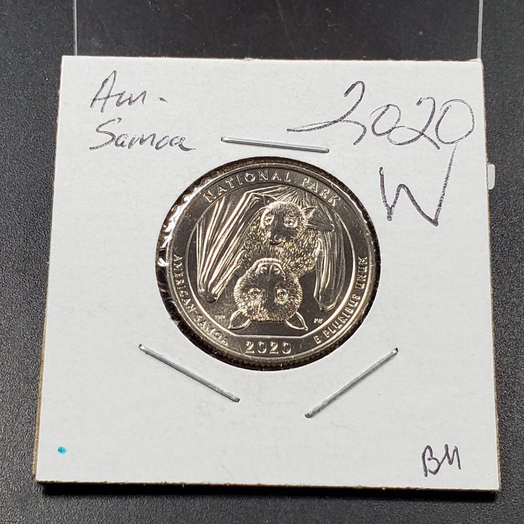 2020 W Quarter American Samoa National Park Quarter GEM BU UNC - Etsy