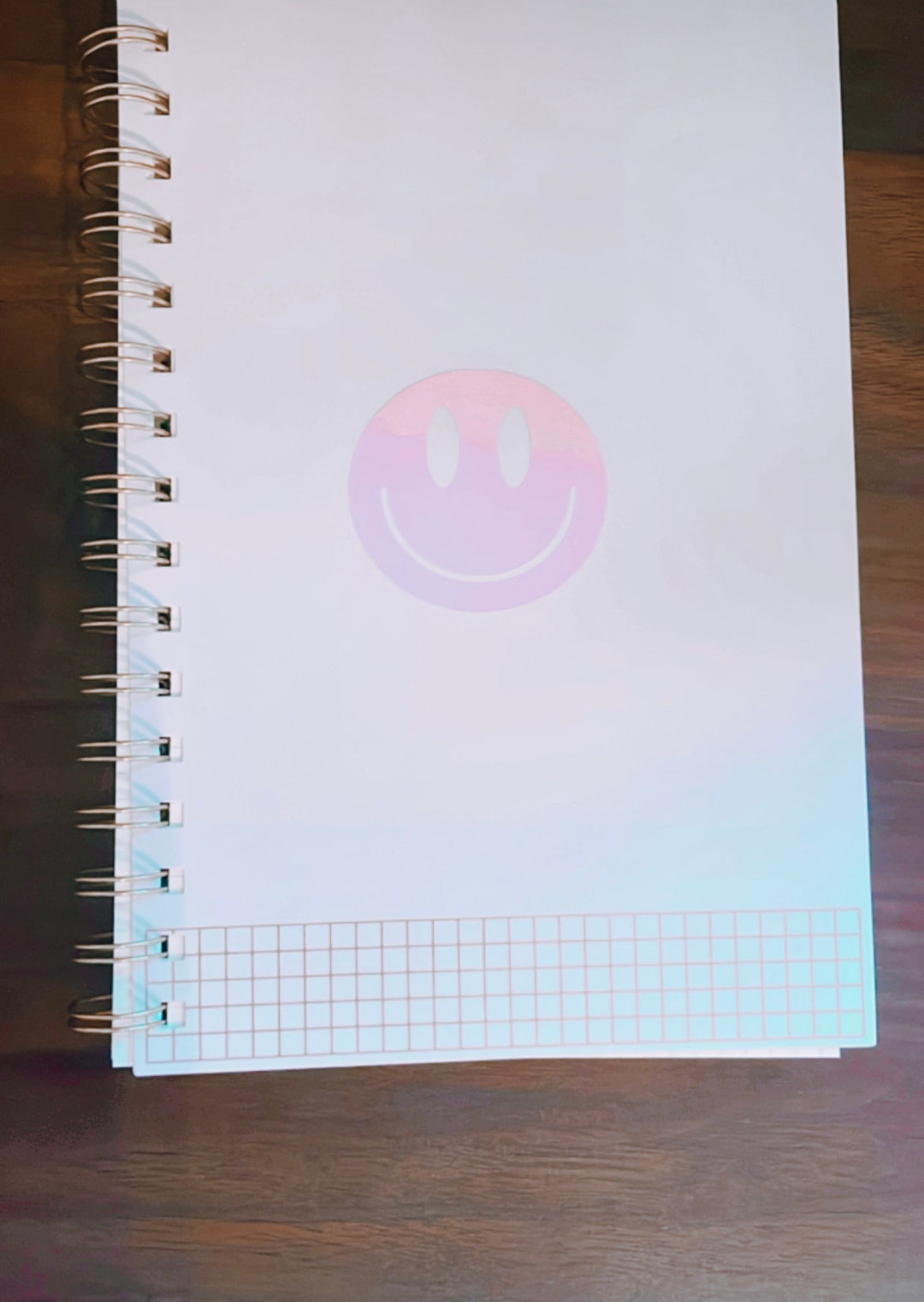Holographic Smiley Face Notebook - Etsy