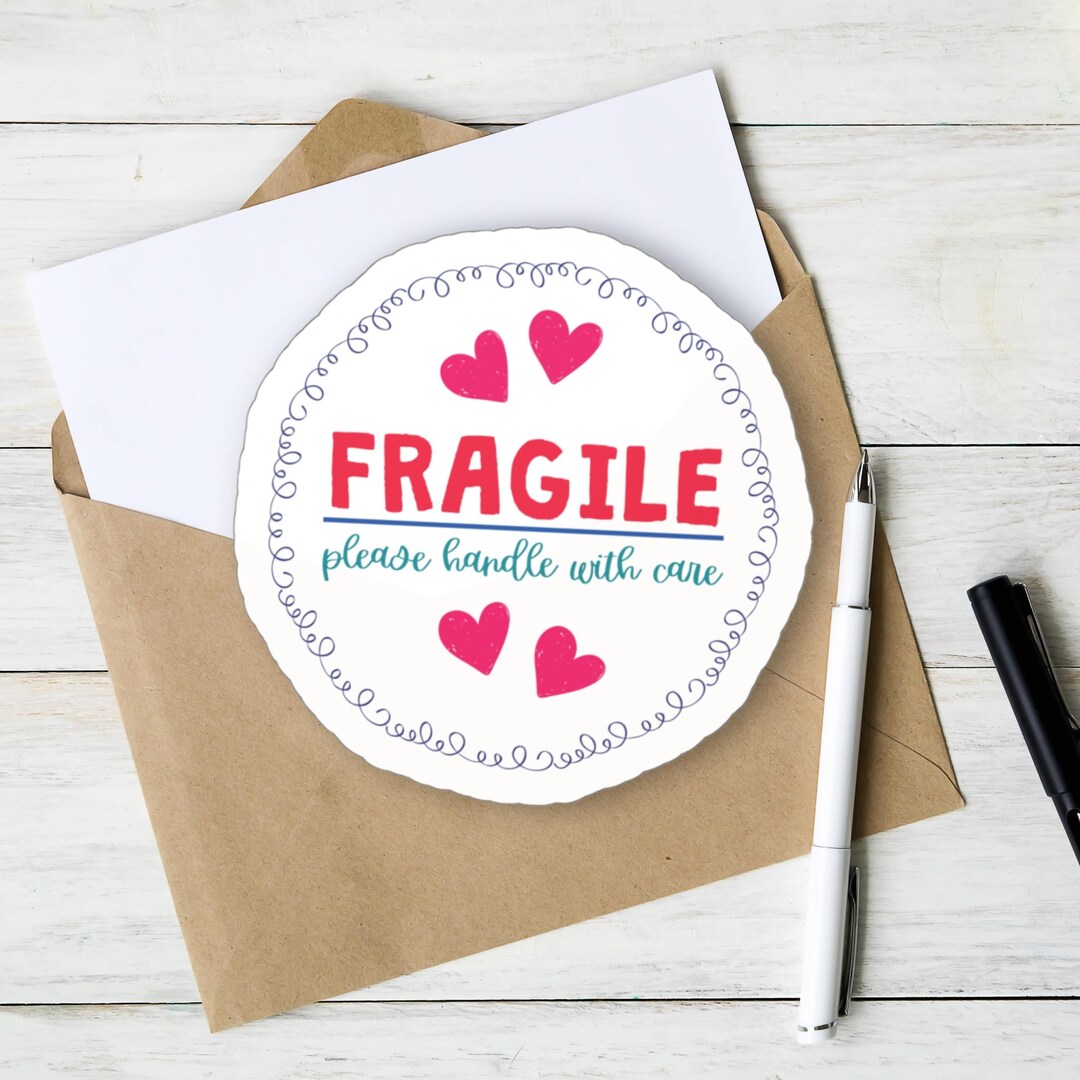 Fragile Sticker, Please Handle With Care, Travel Stickers, Best for ...