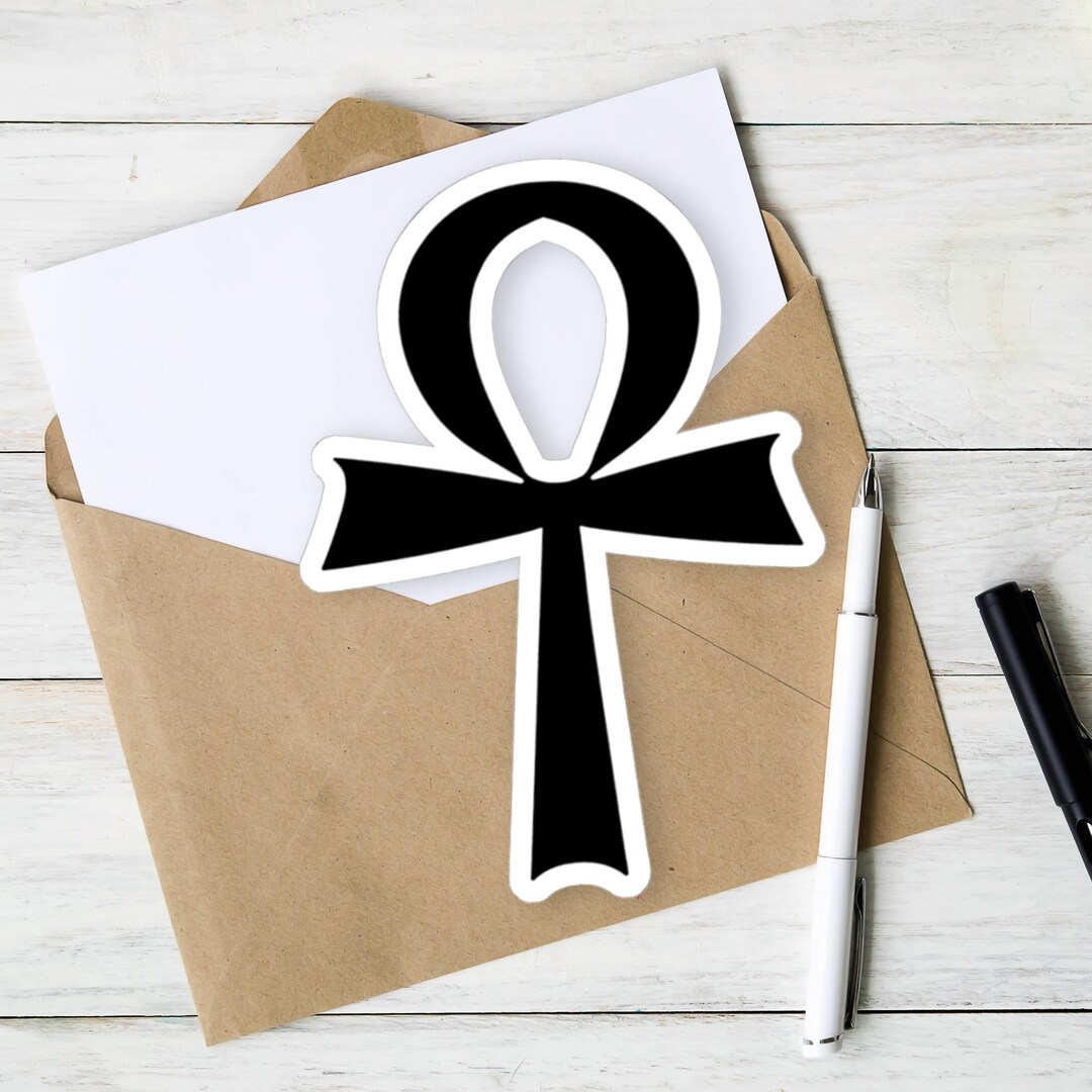 Ankh Symbol Sticker, Sticker With Symbols, Kiss-cut Stickers, Sticker ...