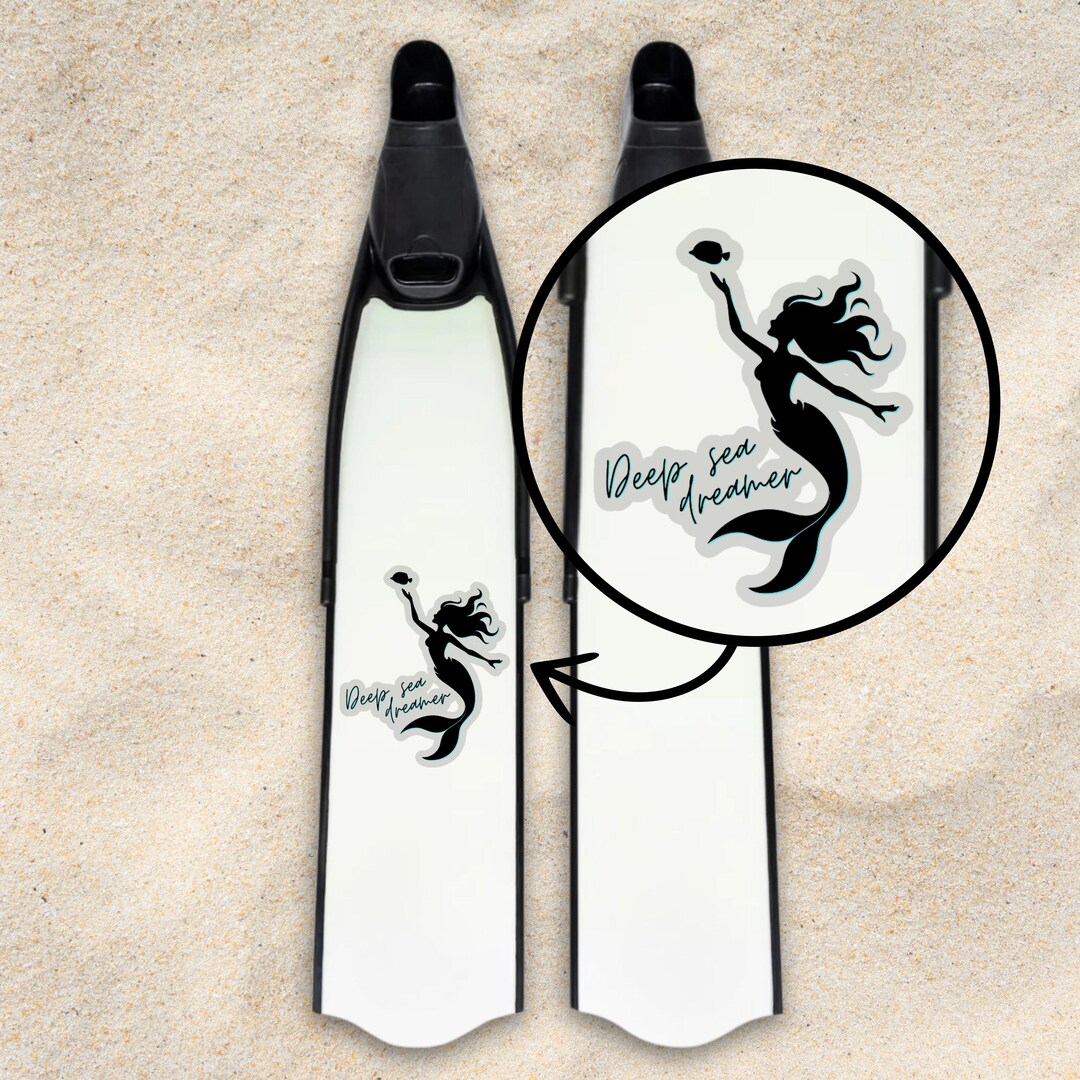 Deep Sea Dreamer Sticker, Scuba Diving Stickers, Waterproof Sticker ...
